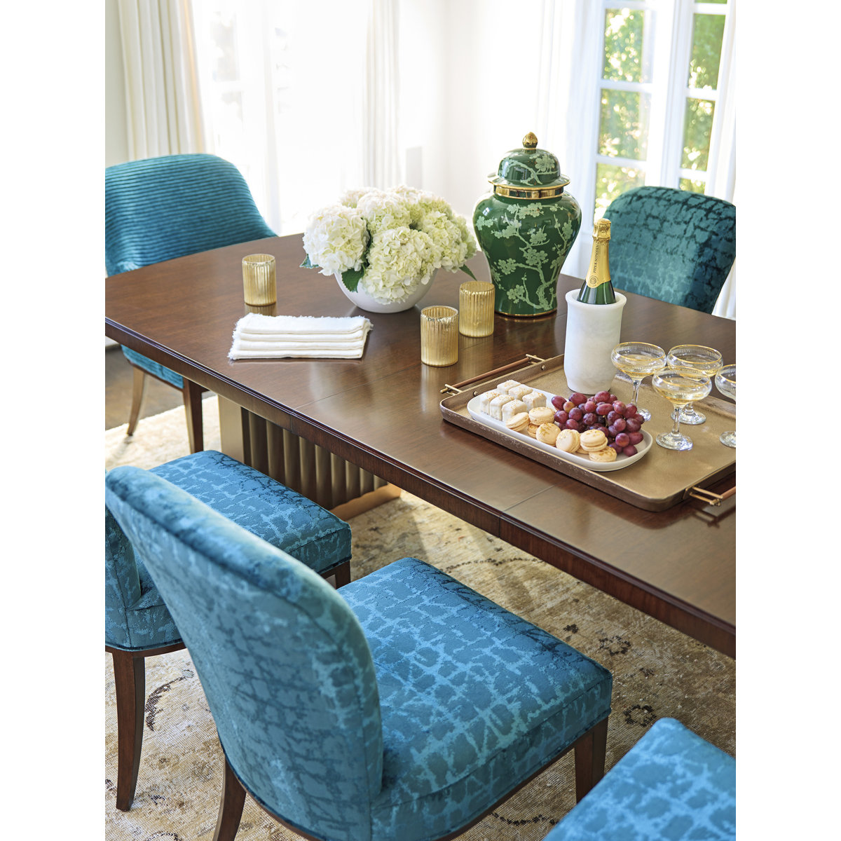 Lexington Portman Double Pedestal Dining Table | Perigold